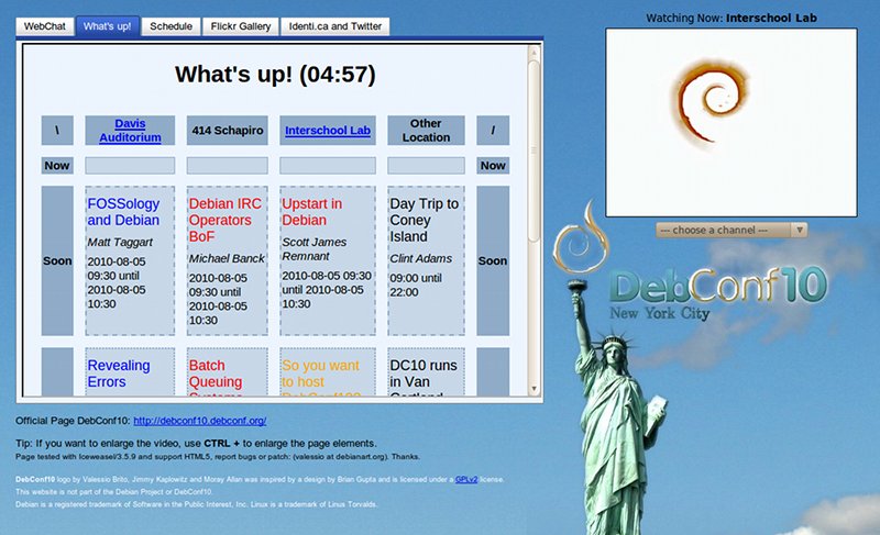 DebConf live im Web verfolgen – Linux und Ich