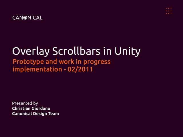 Overlay Scrollbars: Neues Scrollbar-Konzept in Ubuntu Natty 11.04 | Linux und Ich