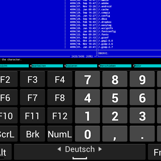 Hacker's Keyboard, virtuelle Android-Tastatur für Admins und Linuxer ...