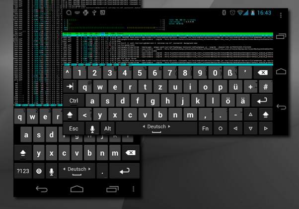 Hacker's Keyboard, virtuelle Android-Tastatur für Admins und Linuxer ...