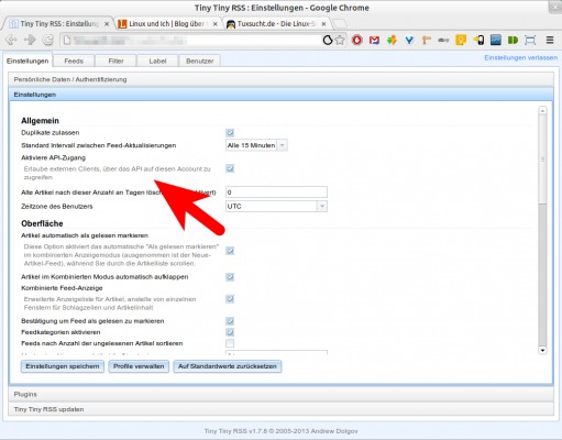 Farewell Google Reader! Hello Tiny Tiny RSS! Den Open-Source Feedreader auf eigenem Webspace ...