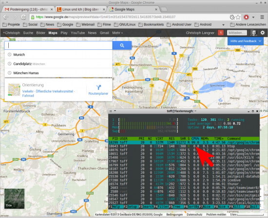 Mit dem Lite-Mode das unglaublich lahme neue Google Maps wieder flott ...