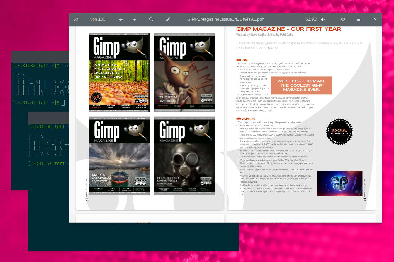 Ausgabe Nummer 4 des GIMP Magazines ist am Start – Linux und Ich