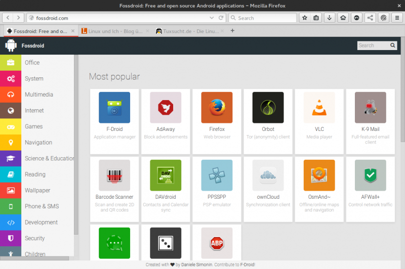 Fossdroid: Neuer Open-Source-Index für Android | Linux und Ich