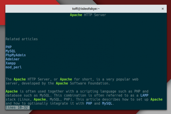 Das Arch-Linux-Wiki zum Mitnehmen: Arch-Wiki-Lite und Arch-Wiki-Man ...