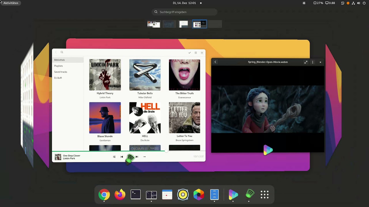 Desktop Cube bringt den Compiz-Würfel zurück auf den Gnome-Desktop ...