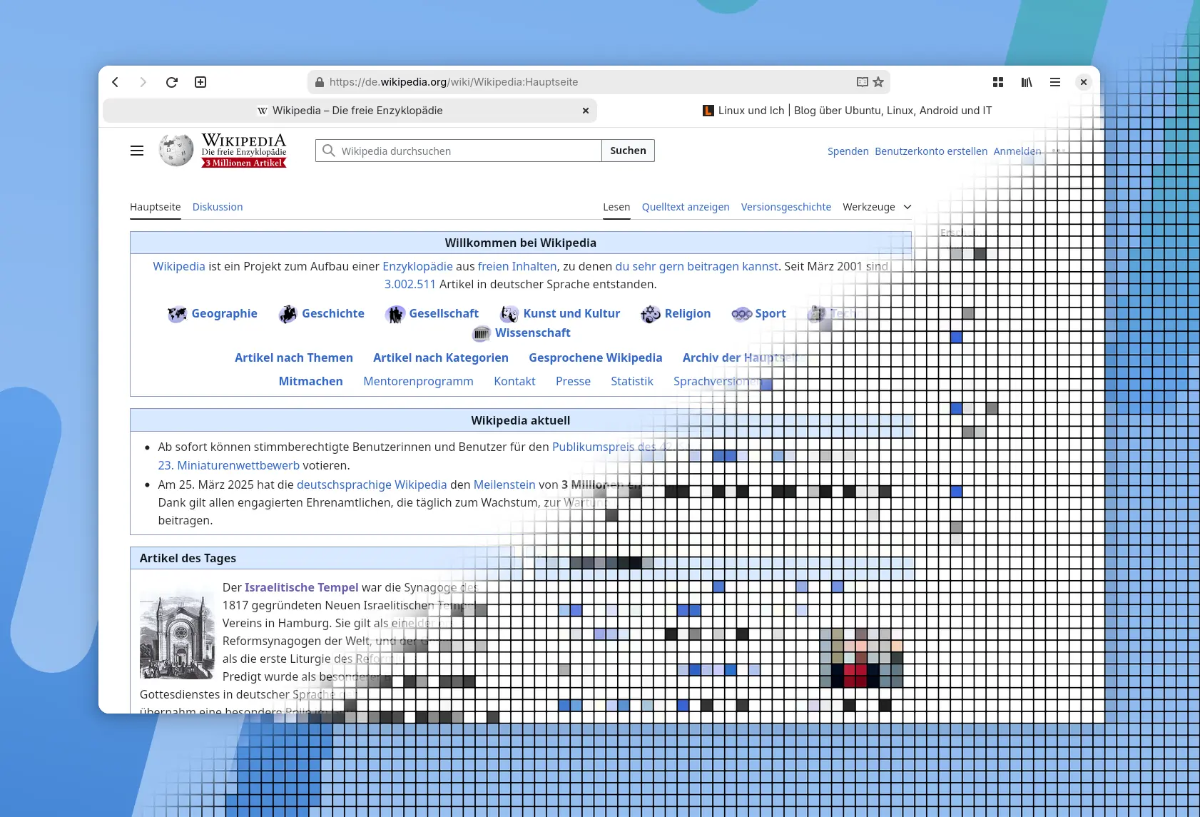 Neues Wikipedia-Design: Vector 2022 bringt bessere Navigation und Dark Mode – Linux und Ich