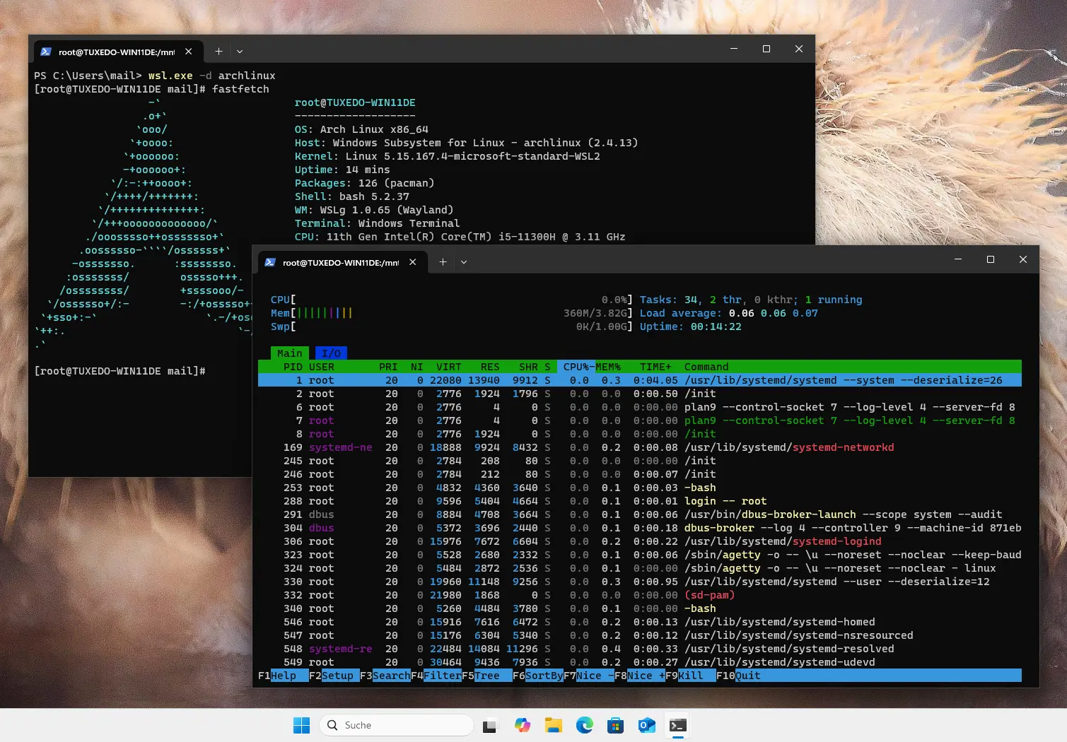 Arch Linux jetzt offiziell für WSL verfügbar – Linux und Ich